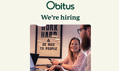 Obitus seeks Funeral Director Customer Success Manager to join team | Funeral Service Times