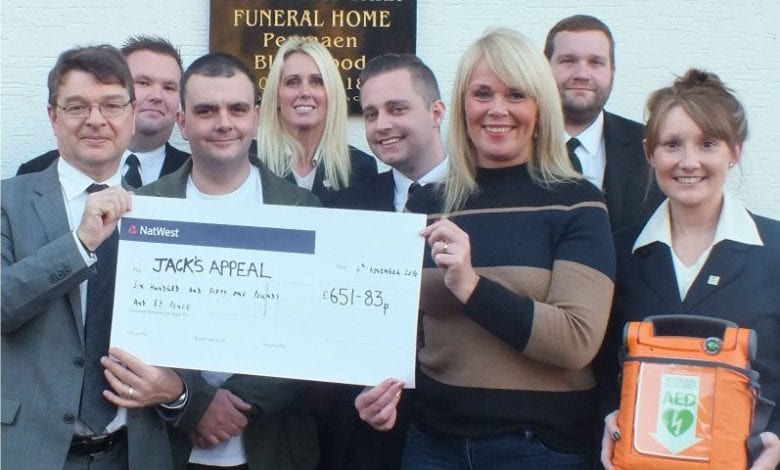 Charity car wash raises £650 for community defibrillator | Funeral ...
