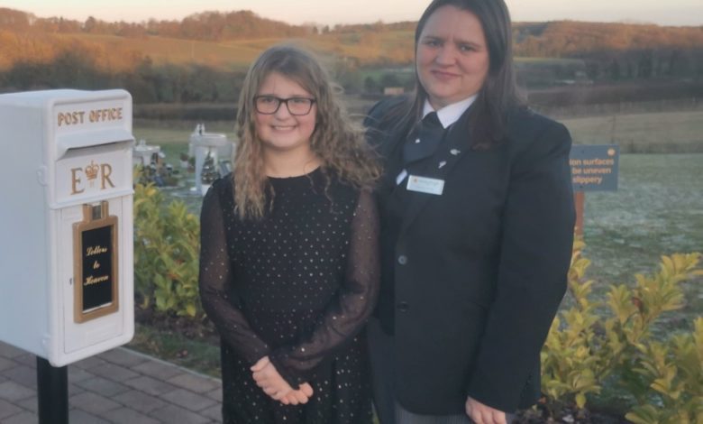 Gedling Crematorium unveils new memorial post box | Funeral Service Times